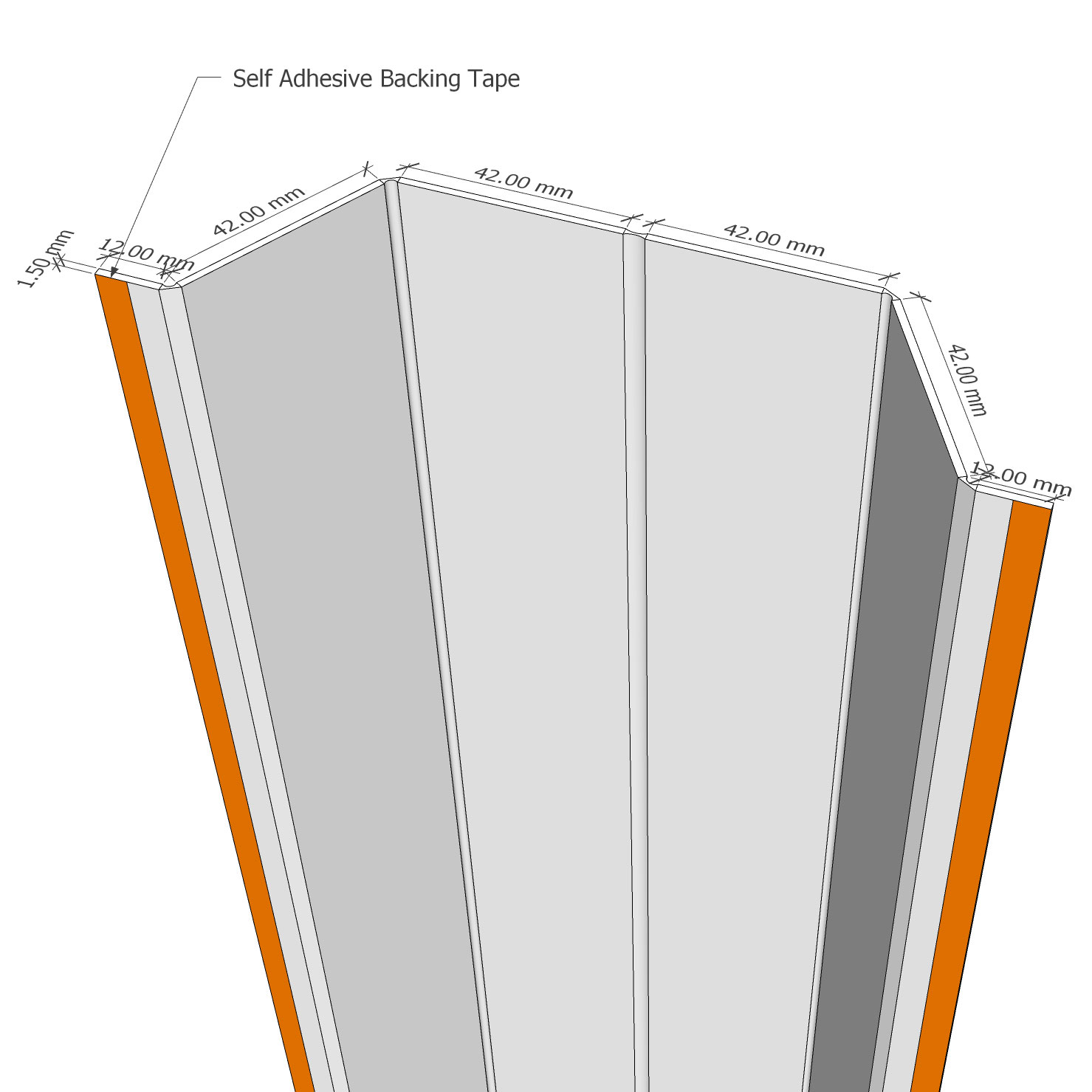FingerKeeper Commercial Front Wide (White) | Fingerguards