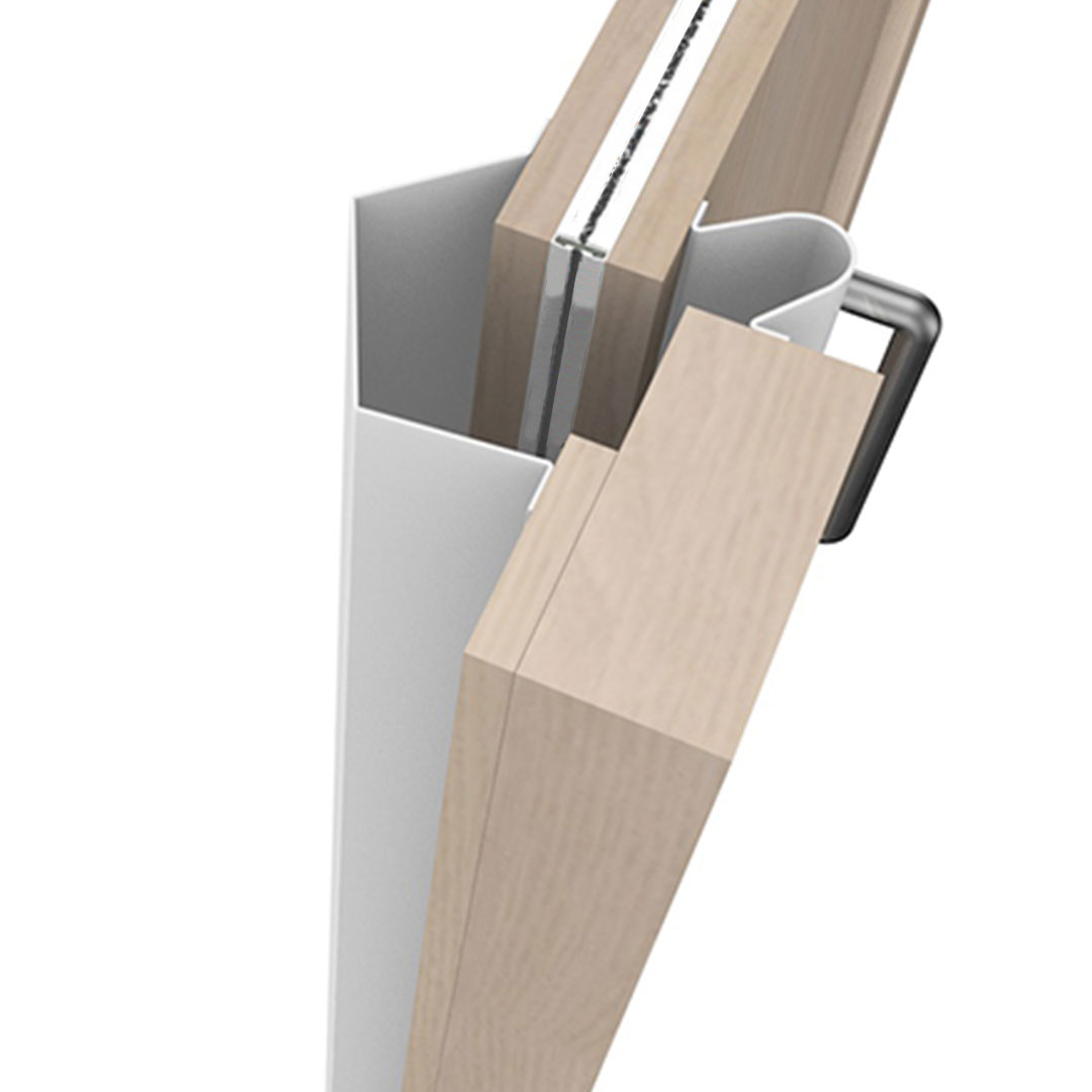 FingerKeeper Commercial Front (Anthracite Grey) | Fingerguards