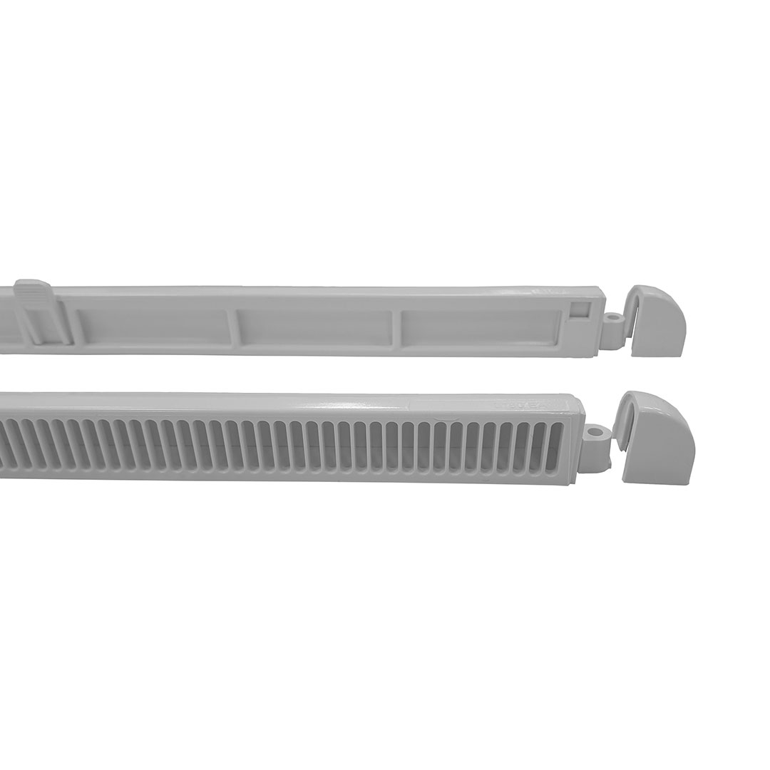 White Trickle Vent Framevent PVCu Ventilators (400mm) | Fingerguards